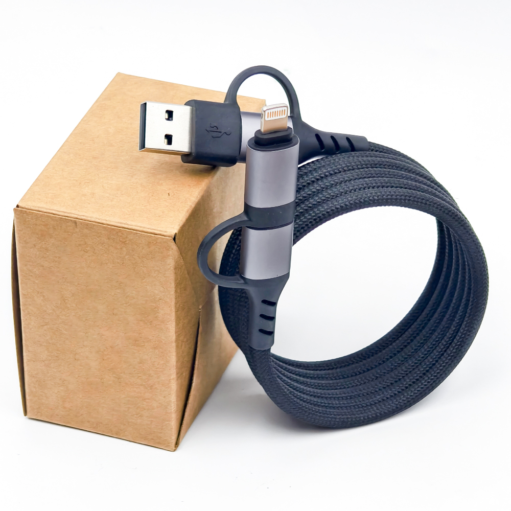 All-in-One Magnetic Sync & Fast Charging Cable | 27W + 60W T7127PD-F03 ...